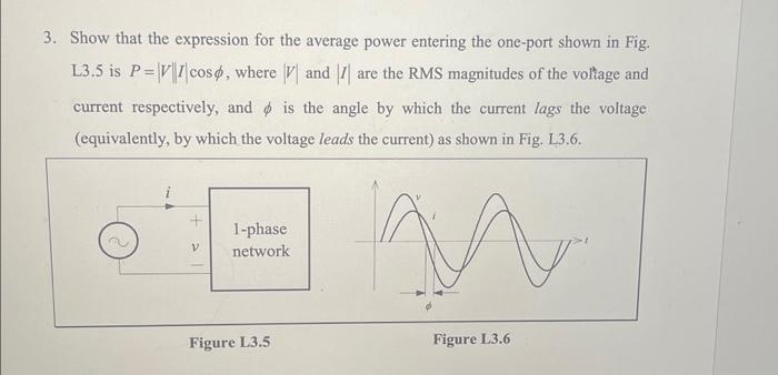 Solved 3. Show that the expression for the average power | Chegg.com