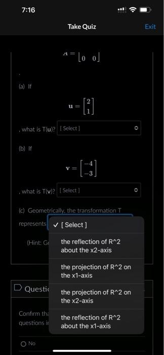Solved A transformation T:R2→R2 is defined by T(x)=Ax, where | Chegg.com