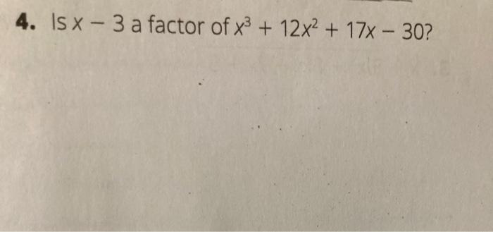 Solved use polynomial long division to determine if the | Chegg.com
