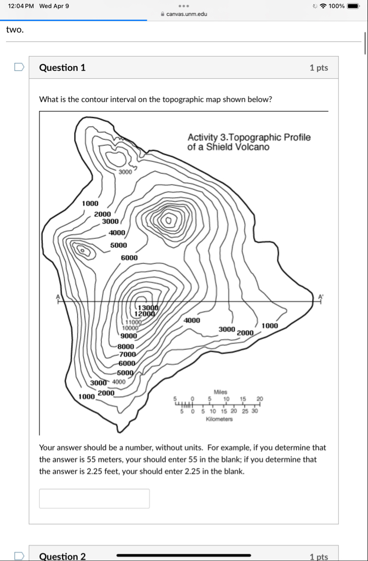 Solved 12:04 ﻿PM Wed Apr 9100%canvas.unm.edutwo.Question 11 | Chegg.com