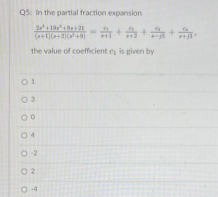 Solved Q7: The Laplace-domain voltage across a network of | Chegg.com
