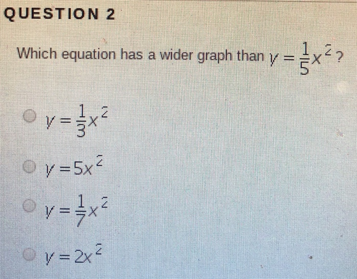 Solved Which of these tables could represent a quadratic | Chegg.com