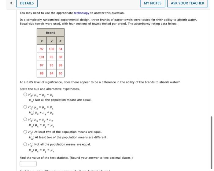 Solved You may need to use the appropriate technology to | Chegg.com