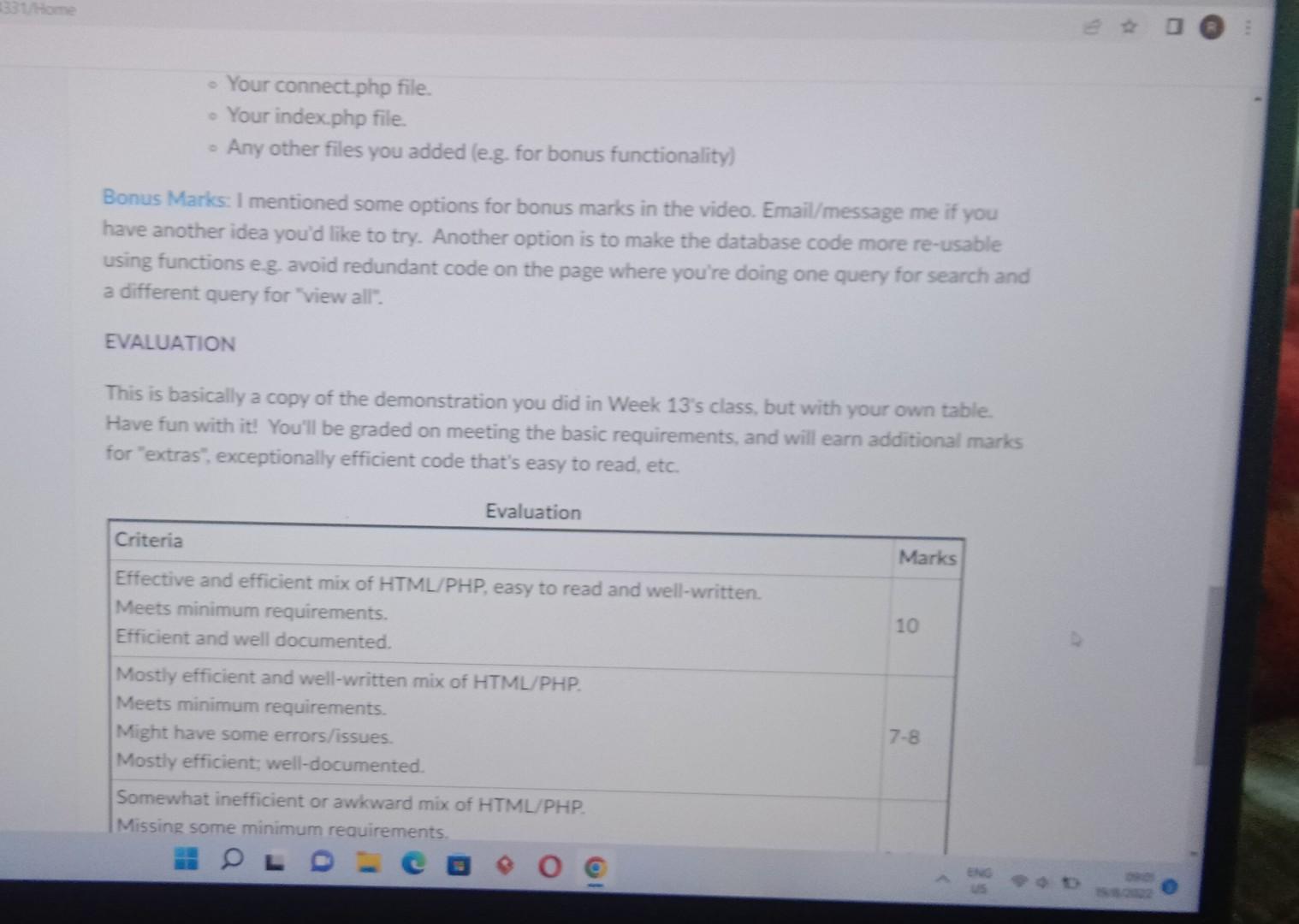 DESCRIPTION In the previous assignment you set up a | Chegg.com