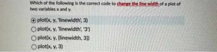 Solved Which of the following is the correct code to change | Chegg.com