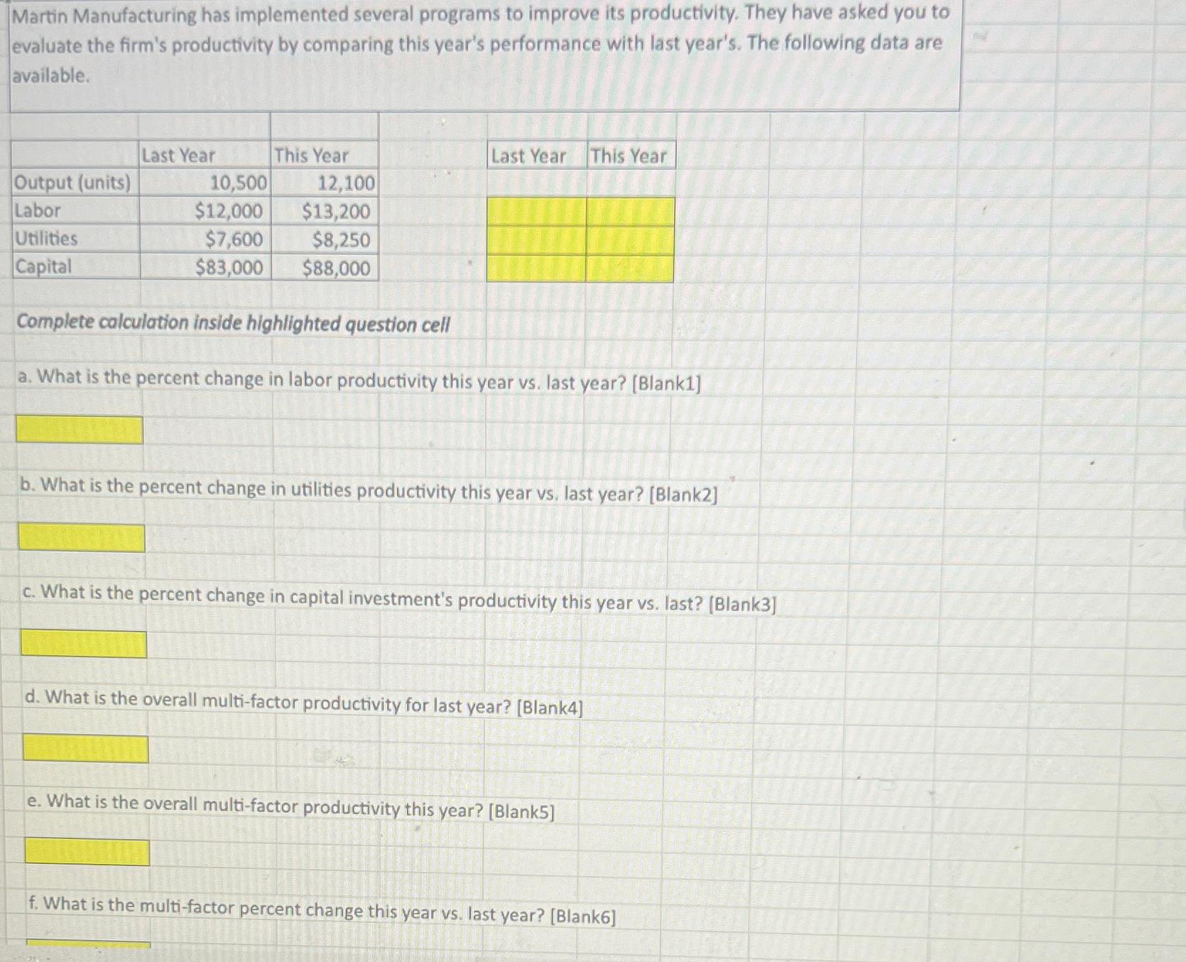 Solved Martin Manufacturing has implemented several programs | Chegg.com