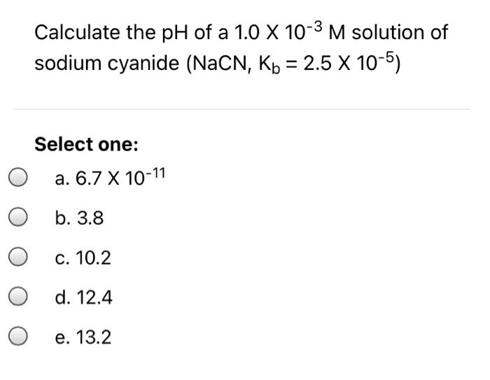 Solved Calculate the pH of a 1.4 M solution of the strong | Chegg.com