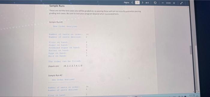 Solved Pagine Problem Description Hooray The owners are with | Chegg.com