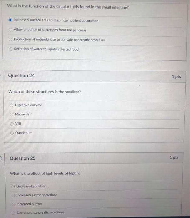 Solved What is the function of the circular folds found in | Chegg.com