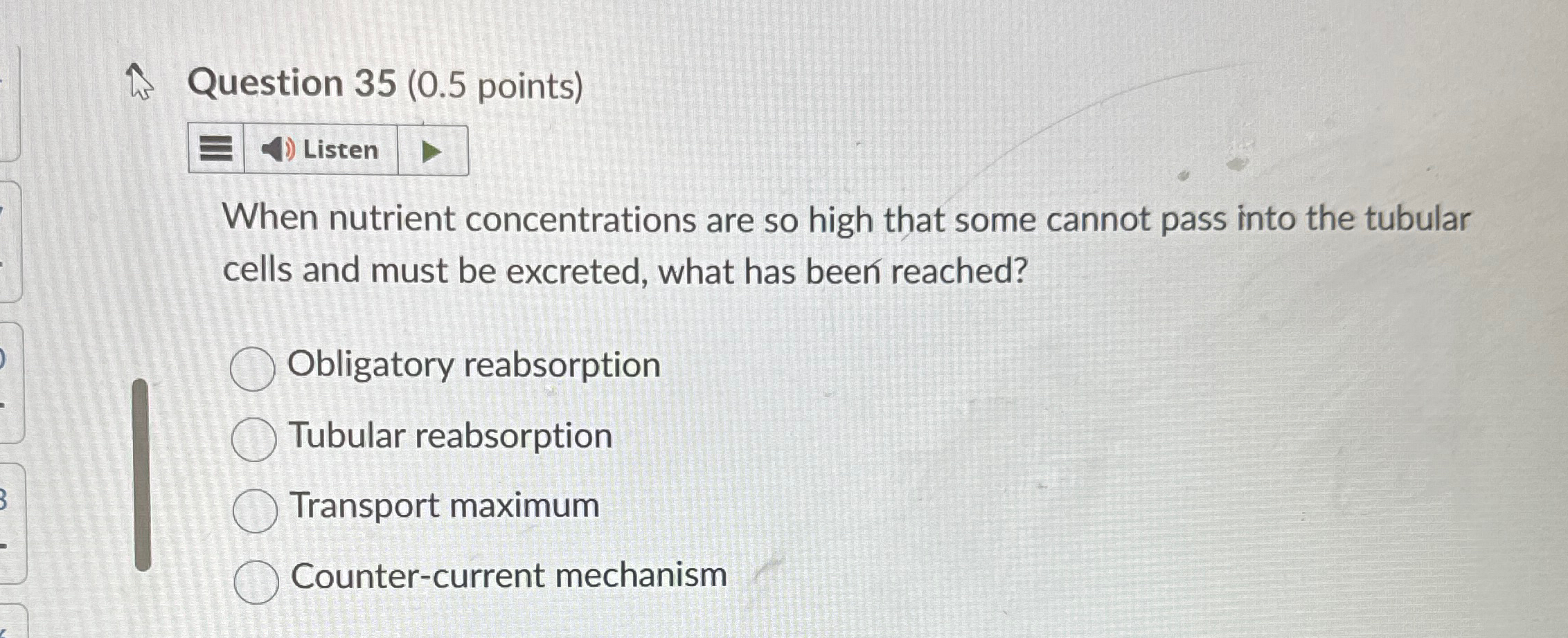 Solved Question 35 ( 0.5 ﻿points) When nutrient | Chegg.com