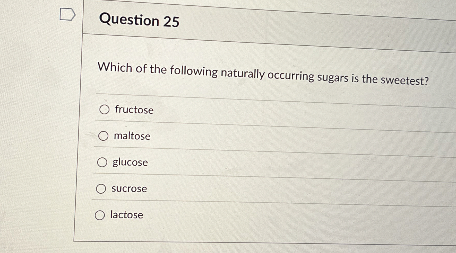Solved Question 25Which of the following naturally occurring | Chegg.com