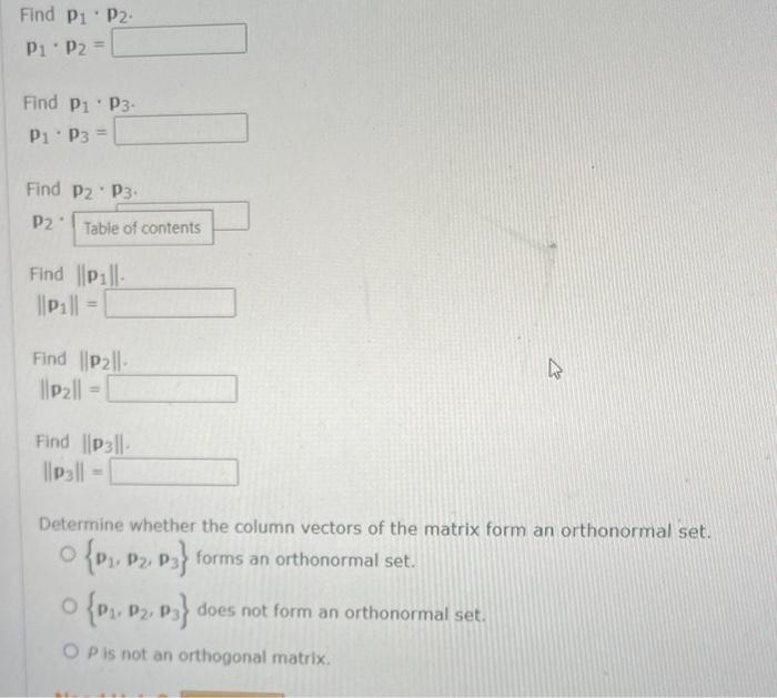 Solved Determine whether the matrix is orthogonal. | Chegg.com