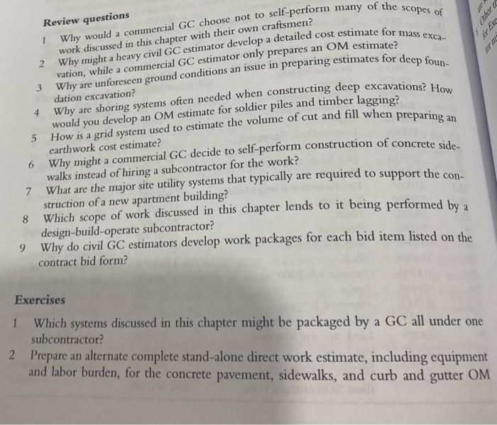 Solved 15 Mechanical, electrical, and conveyance | Chegg.com