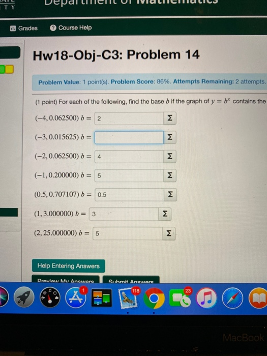 Solved TY I. Grades Course Help Hw18-Obj-C3: Problem 14 | Chegg.com