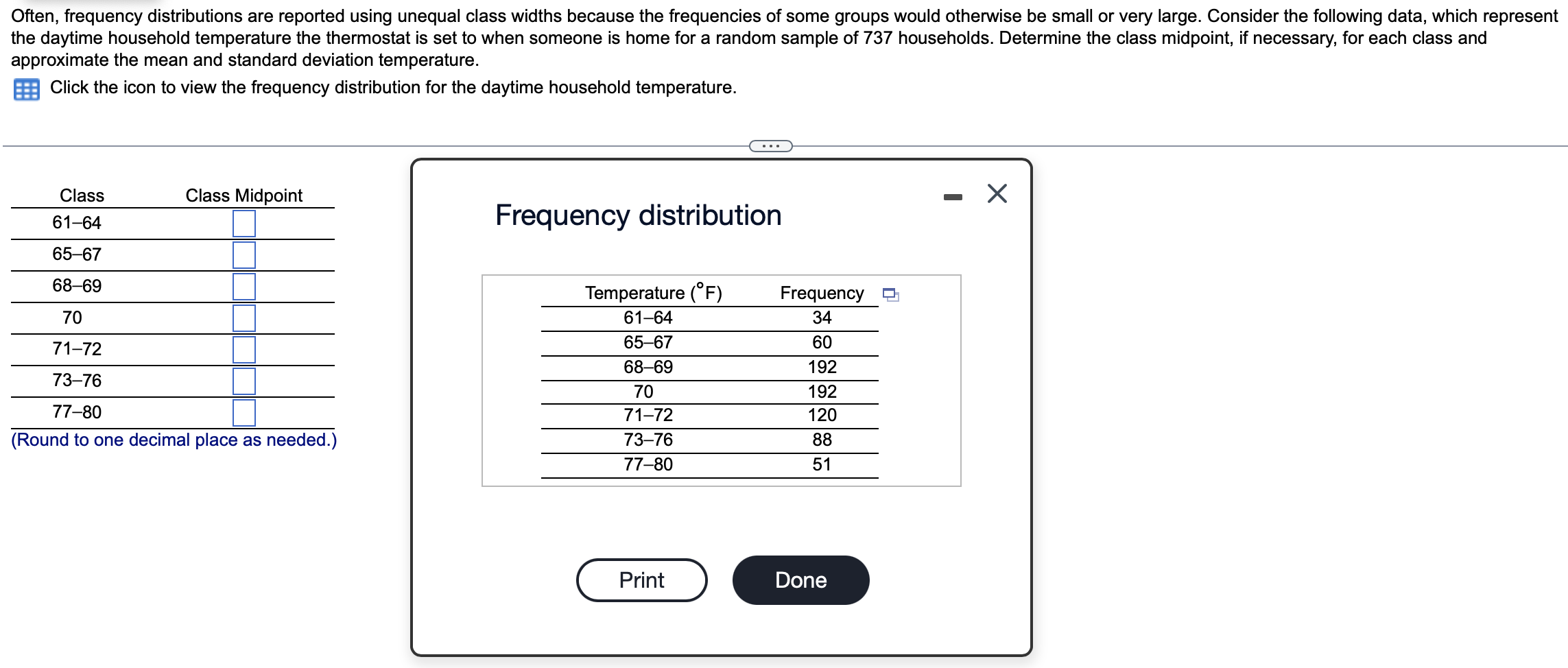 Solved Often, frequency distributions are reported using | Chegg.com