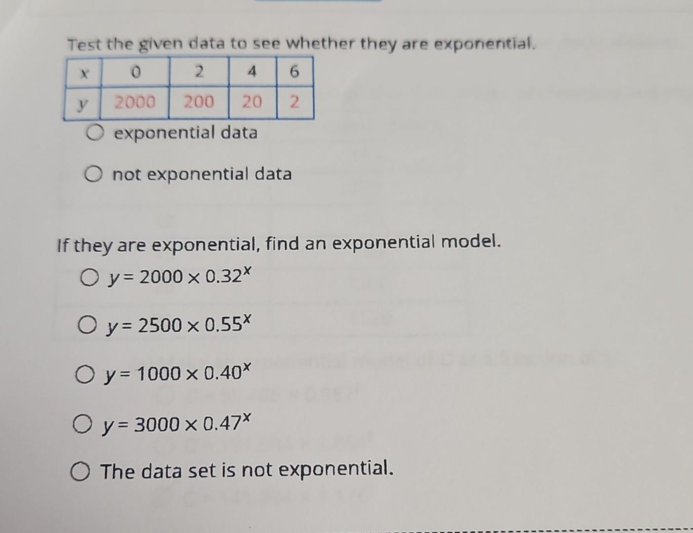 Solved Test the given data to see whether they are | Chegg.com