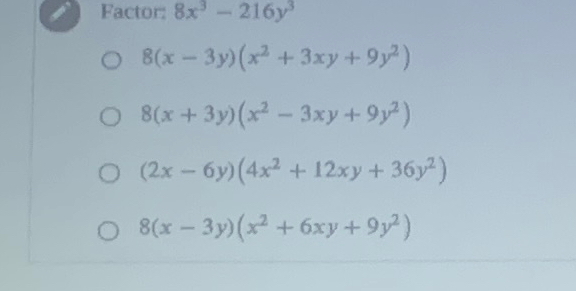 Solved Factor: | Chegg.com