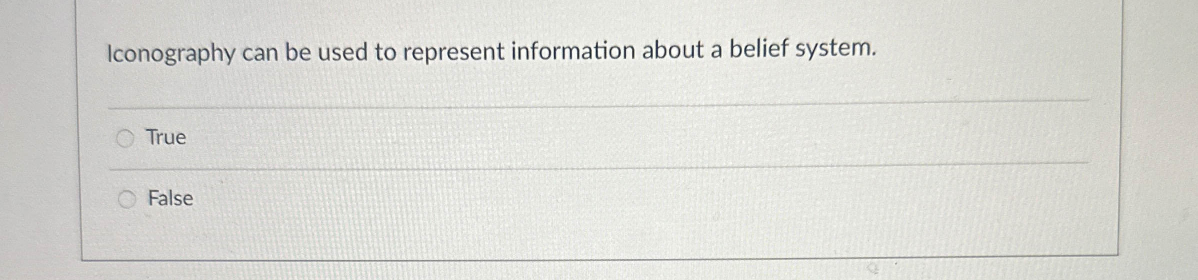 Solved Iconography can be used to represent information | Chegg.com