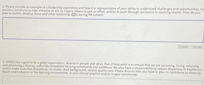 4. Please provide an example of a leadership | Chegg.com