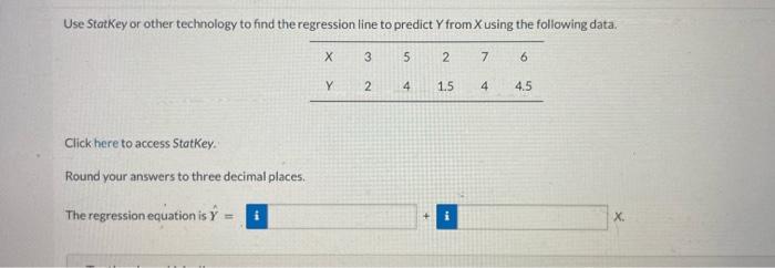 Solved Use StatKey or other technology to find the | Chegg.com