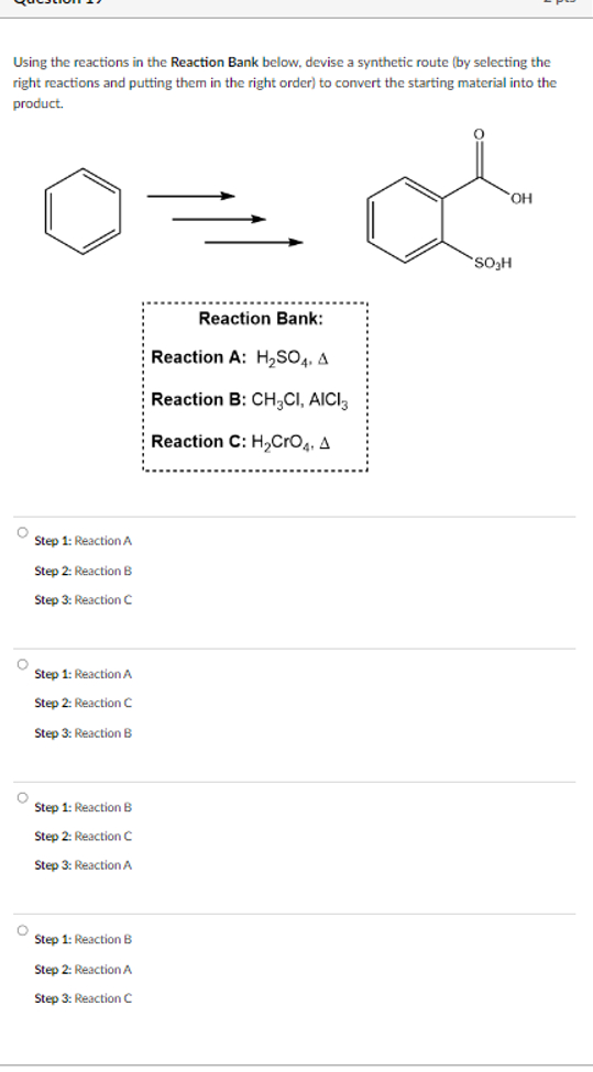 Solved Using the reactions in the Reaction Bank below, | Chegg.com