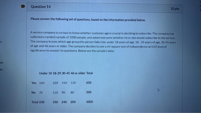 Solved Question 14 10 pts Please answer the following set of | Chegg.com