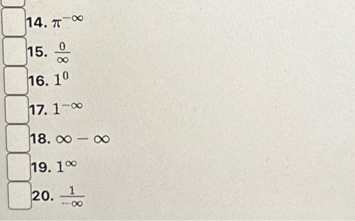 Solved For each of the following forms determine whether the | Chegg.com