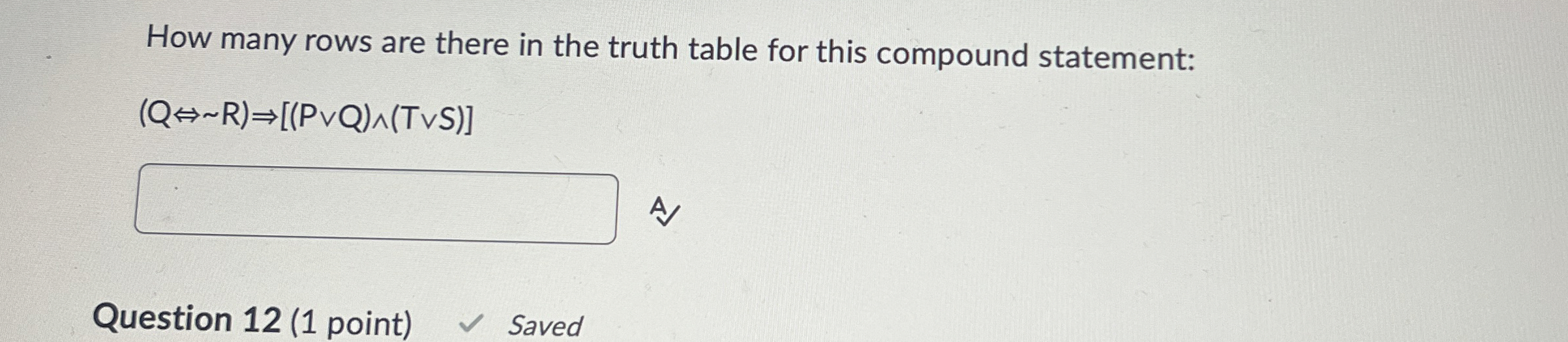 Solved How many rows are there in the truth table for this | Chegg.com