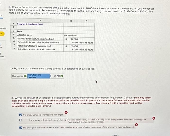Solved Chapter 3: Applying Excel: Exercise (Part 2 of 2) 2. | Chegg.com
