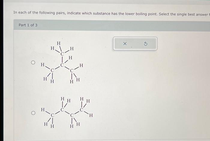 Solved In each of the following pairs, indicate which | Chegg.com