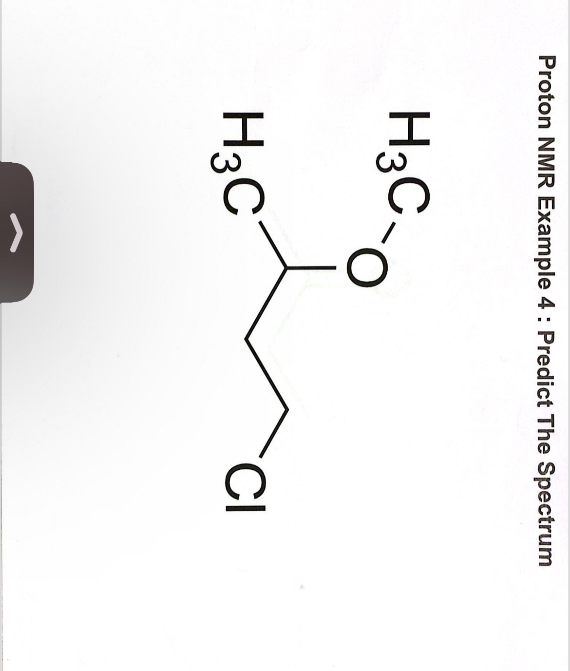 Solved Proton NMR Example 4 ﻿: Predict The Spectrum | Chegg.com