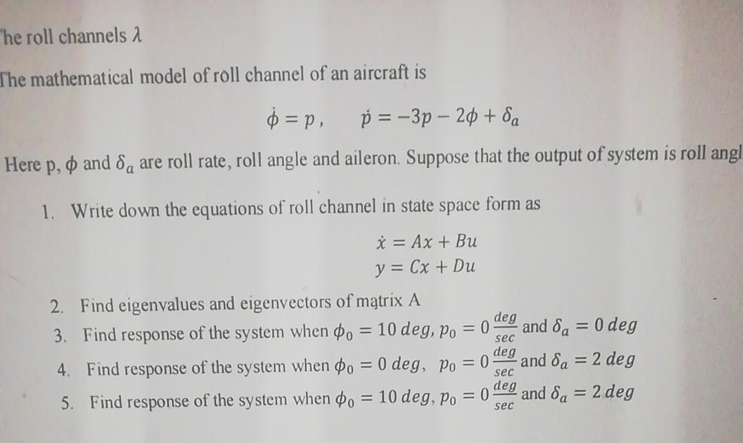 Solved The roll channels 2 The mathematical model of roll | Chegg.com