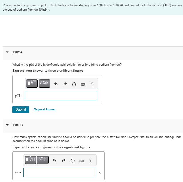 Solved You are asked to prepare a pH=3.00 ﻿buffer solution | Chegg.com