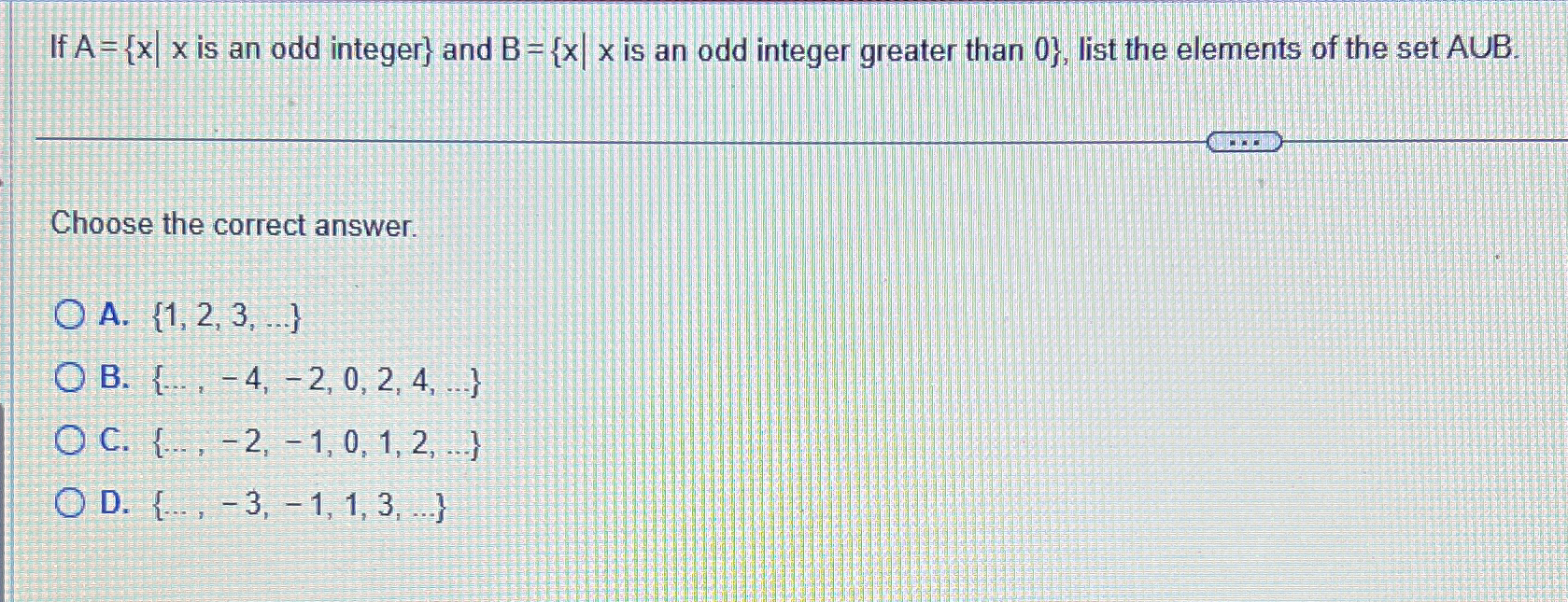 Solved If is an odd integer | Chegg.com