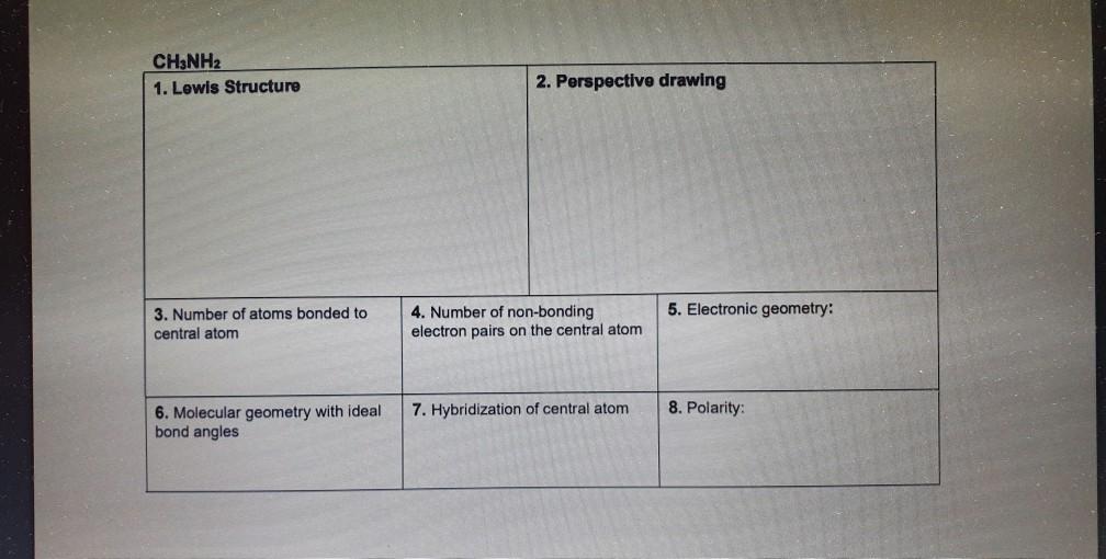 Solved HCN 1. Lewis Structure 2. Perspective drawing 3. | Chegg.com
