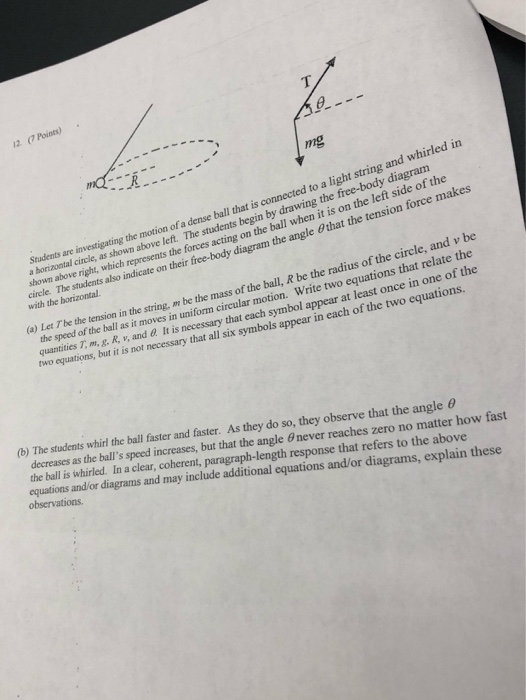 Solved AP Physics 1: Circular Motion and Gravitation Name: | Chegg.com