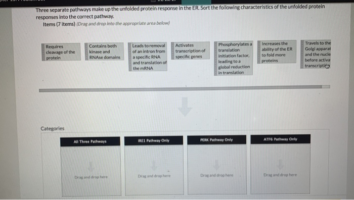 Solved Three separate pathways make up the unfolded protein | Chegg.com
