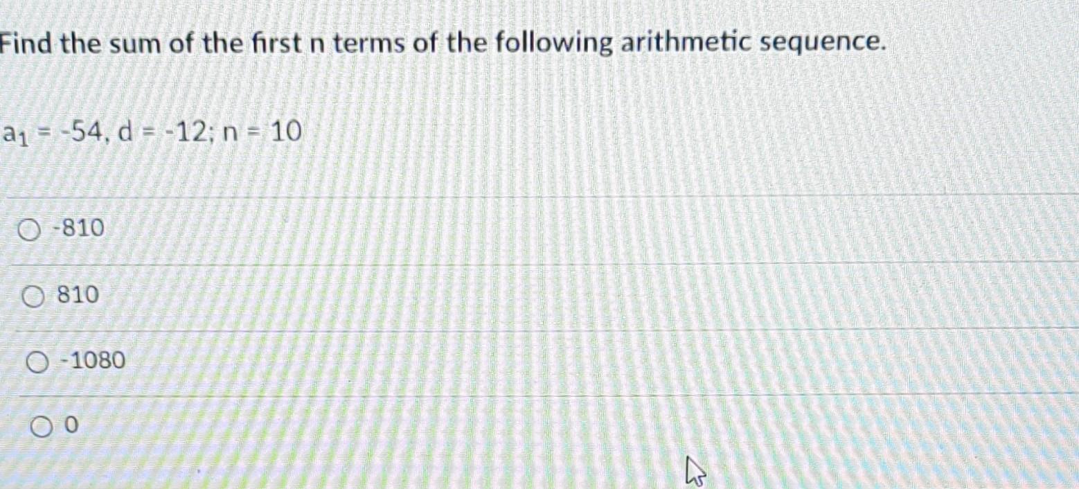 Solved Find the sum of the first n terms of the following | Chegg.com