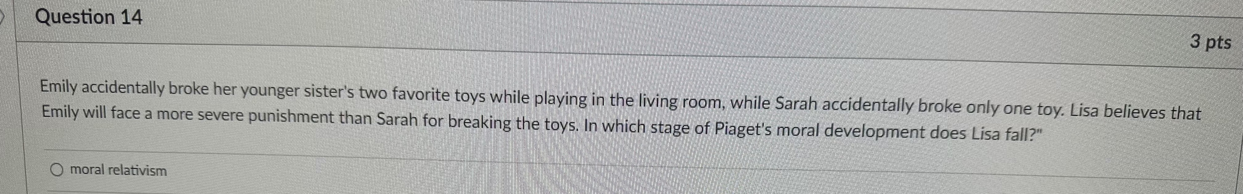 Solved Emily accidentally broke her younger sister's two | Chegg.com