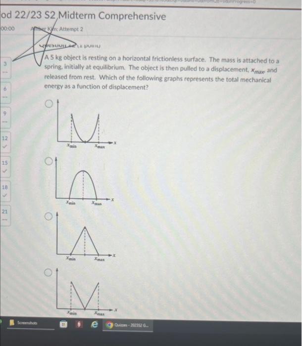 Solved puinit A 5 kg object is resting on a horizontal | Chegg.com