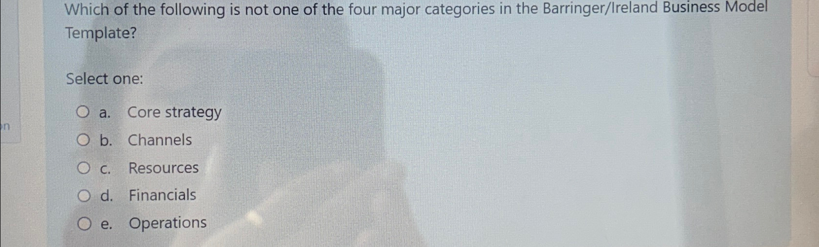 Solved Which of the following is not one of the four major | Chegg.com