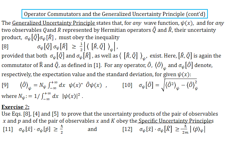 Solved Exercise 2:Use Eqs. [8], [4] ﻿and [5] ﻿to prove that | Chegg.com