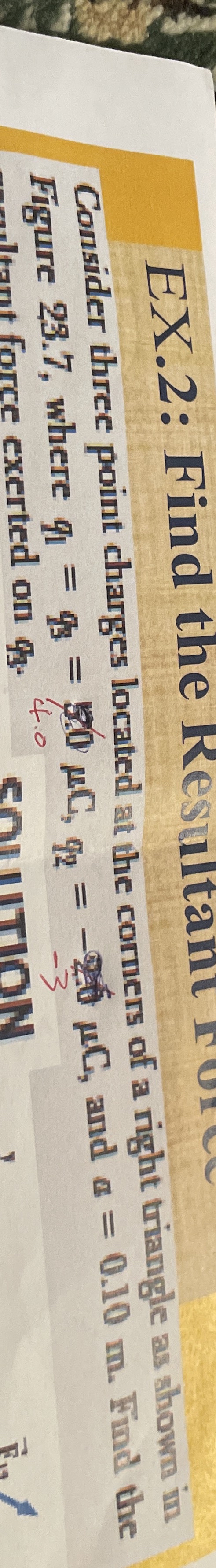 Solved EX.2: Find the Resultant orConsider three point | Chegg.com