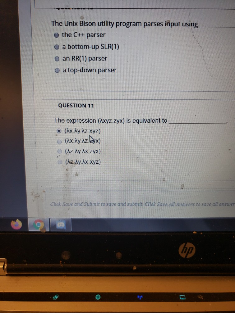 Solved The Unix Bison utility program parses input using the | Chegg.com