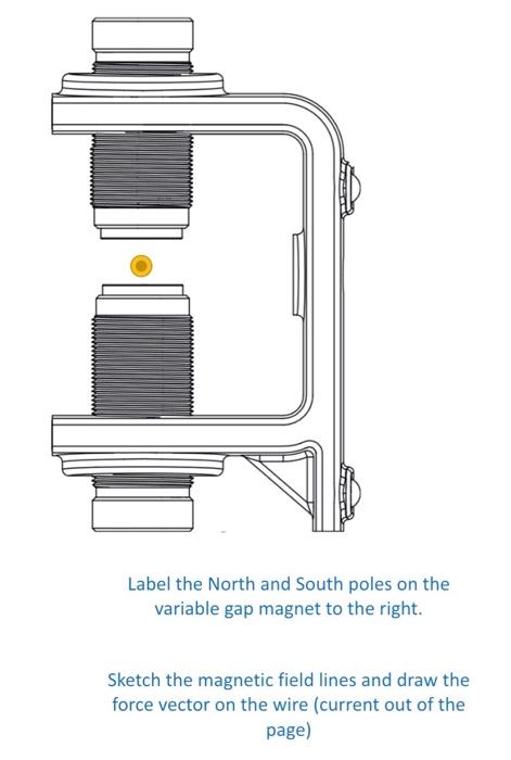 Solved Label the North and South poles on the variable gap | Chegg.com