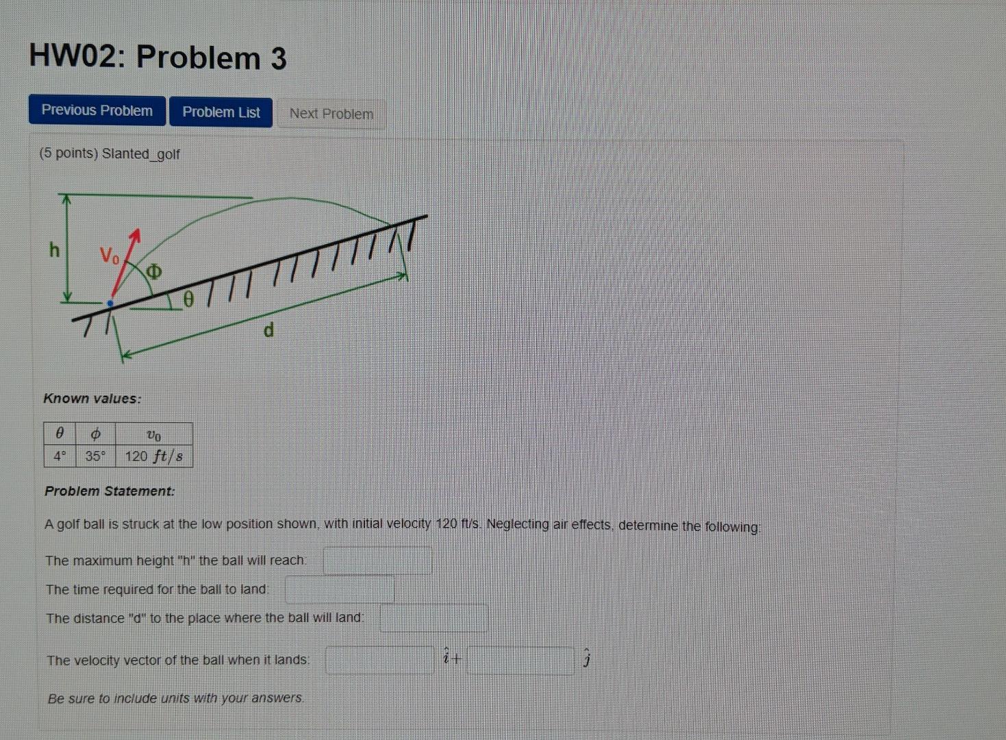 Solved Hw02 Problem 3 Previous Problem Problem List Next 7962