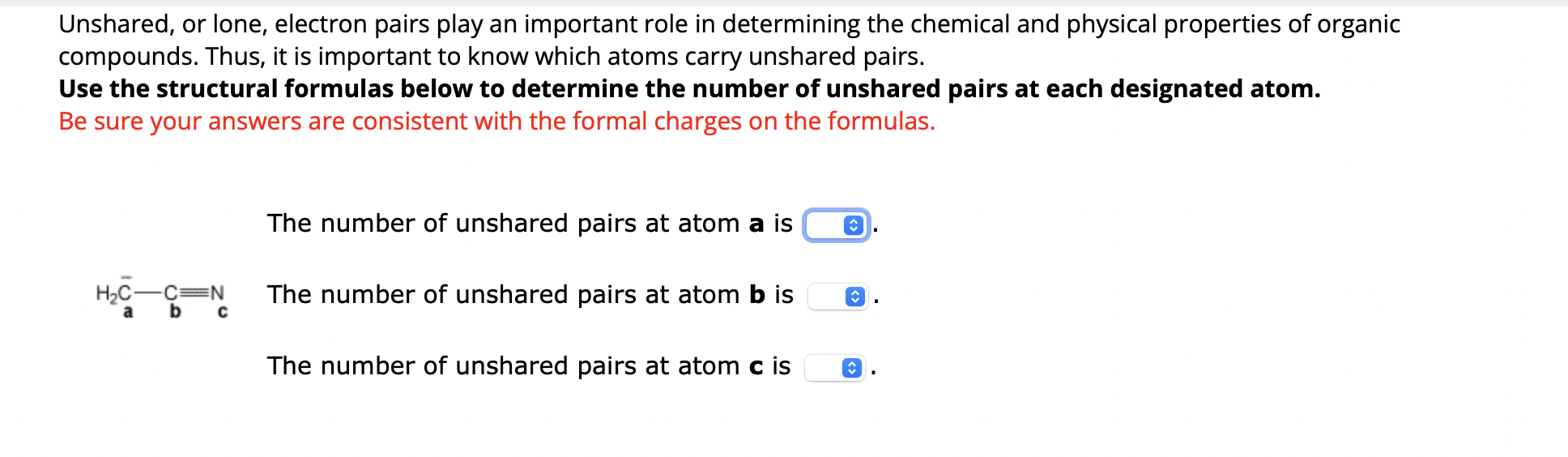 Solved Unshared, or lone, electron pairs play an important | Chegg.com