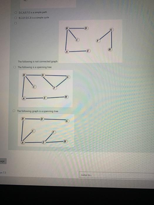 Solved Consider the following undirected graph Then which of | Chegg.com