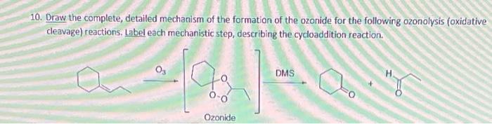 Solved 0. Draw the complete, detailed mechanism of the | Chegg.com