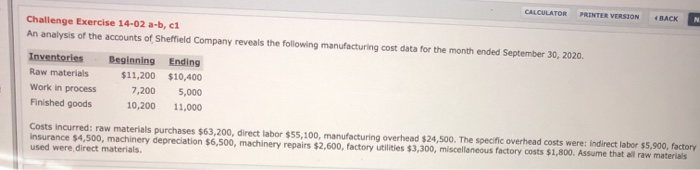 Solved CALCULATOR PRINTER VERSION 4 BACK Challenge Exercise | Chegg.com